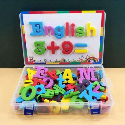 Magnetc Letters Numbers Alphabet ABC 123 Frdge Magnets