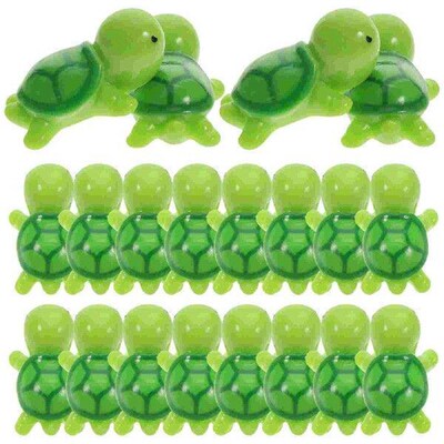 20 Pcs Mini Turtle Tiny Sea Turtles Toy Ocean Ornaments