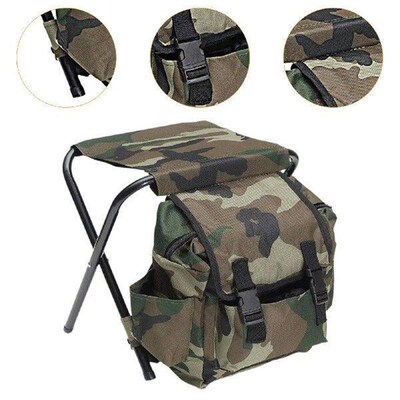Fishing Chair with Bag, Backpack Stool Portable Outdoor