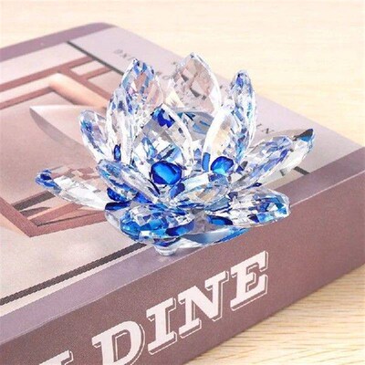 Crystal Flower Ornaments Crystal Lotus Interior Decoration