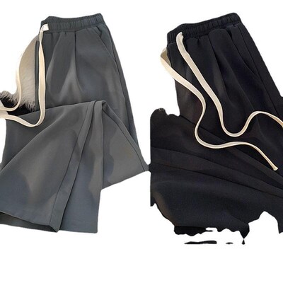 Buy 1 for 1 Thin Loose Straight rop Casual Pants Mens teny