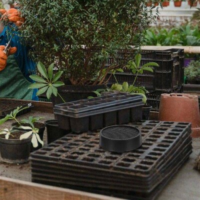8pcs Soil Sieve Set Plastic Gardening Tool Stone Riddle