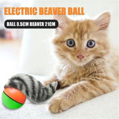 Durability Funny Bite Squeak Toys Electric Beaver Weasel