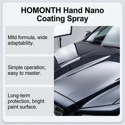 HOMONTH Automotive Nano Coating Spray: Enhances the surface