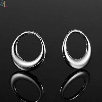 Fashion Stainless Steel Nose Rings for Women Septum Hoop Men