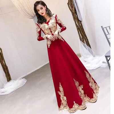 Romantic Bride Wedding Dress Exquisite Appliques Evening Dre