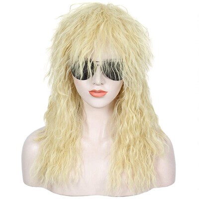 Mens Fluffy Hairstyle Beggar Maniac Full Headgear Beggar Wi