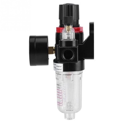 1/4 Air Filter Regulator Lubricator Water Pressure Compresso