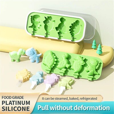 Silicone Ice Cream Mold With Lid And s DIY Popsicle Mould Di