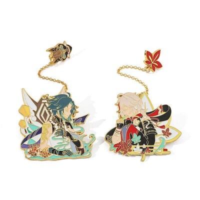 Game Genshin Impact Badges Xiao Hutao Venti Kaedehara Tartag