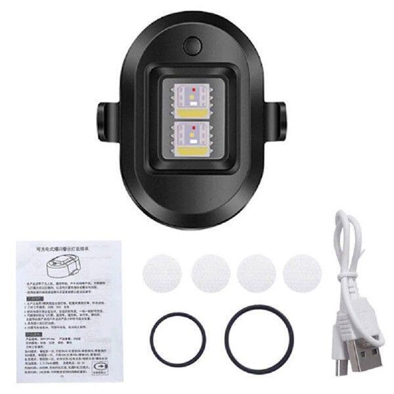 Motorcycle Flash Light Rechargeable Drone Night Navigation