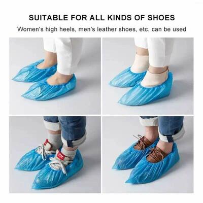 100PCS dipoable waterproof hoe ver platic non-lip foot ver i