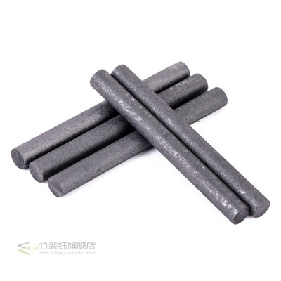 5pcs Black Carbon Rod  99.99% Graphite Electrode Cylinder Ro