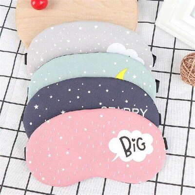 Creative Sleeping Mask Eyepatch Eye Cover Cotton Lovely For