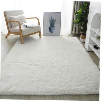 Fluffy Area Rugs for Bedroom Shaggy Floor Mat  地毯垫
