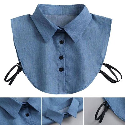 New Lapel Fake Collar Vintage Detachable Shirt False Collar