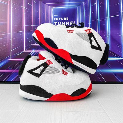 Womens/Men Winter Cotton Shoes Cute Cartoon Animal Warm Hom