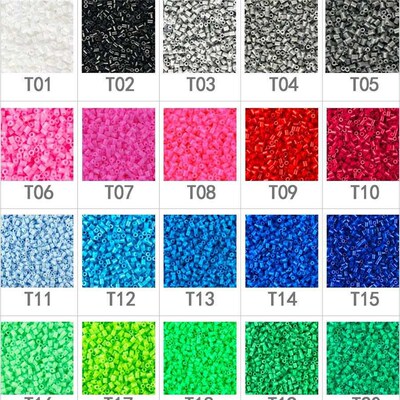500pcs 2.6mm EVA Hama beads / perler PUPUKOU Toy Kids Fun Cr