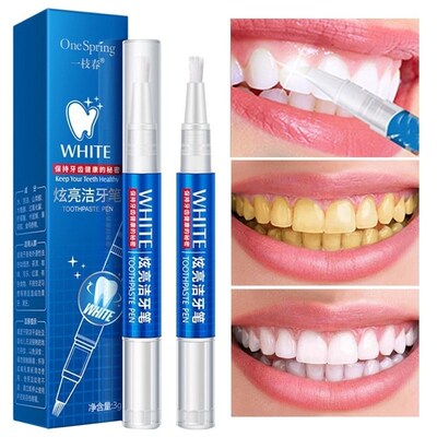 Teeth Whitening Gel Remove Yellow Teeth Whitening White Pen