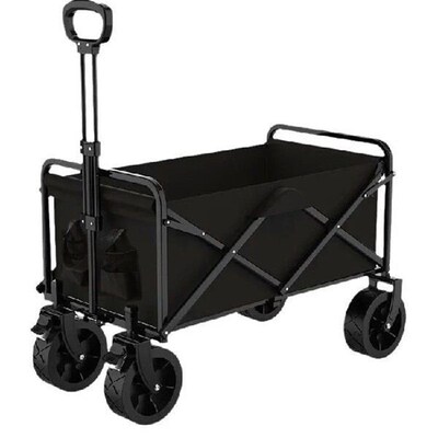 Outdoor Camper Foldable Stall Trolley Rear Door Camper