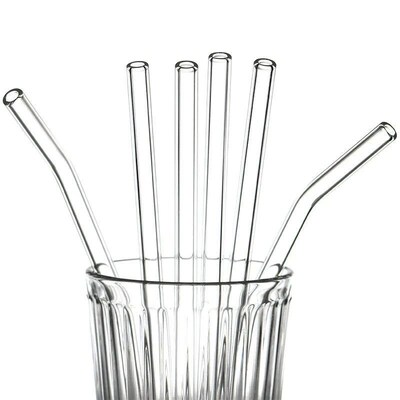 3282 High Borosilicate Glass Straws Eco Friendly Reusable Dr
