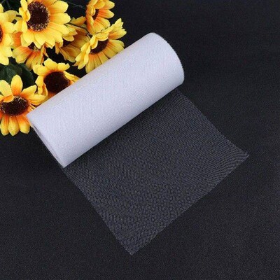 6 Inches 25 Yards Yarn Tulle Netting Rolls Organza Fabric
