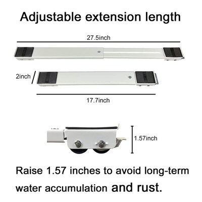 Washing Machine Stand Movable Refrigerator Raised Base Mobil