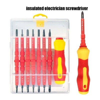 Chrome Vanadium Steel Screwdriver Set Double Head Repair