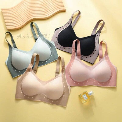 Thin Color Contrast Seamless Woman Underwear No Steel Rim Fr