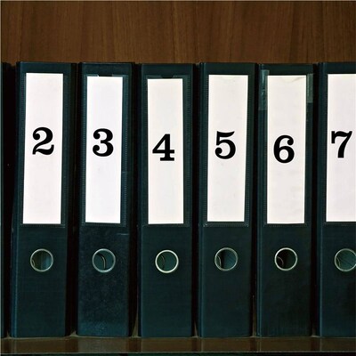 400pcs 1 Inch Number ers 5 Sheets Arabic Number er Waterproo