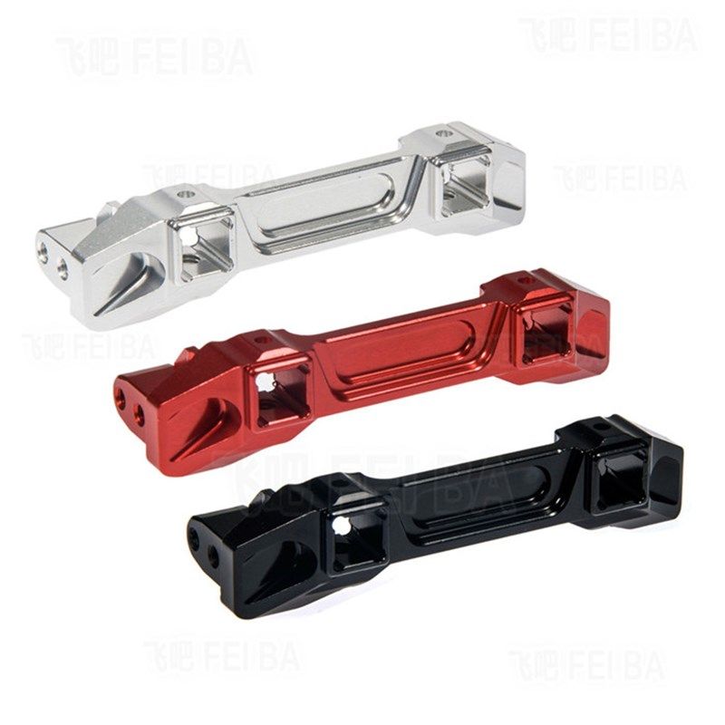 traxxas TRX-4 铝合金前防撞底座 保险杠横梁 TRX4金属升级件