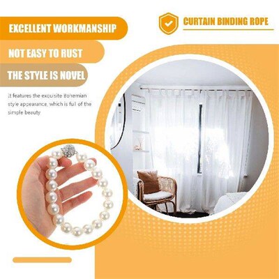 Curtain Tie Black Rods Drapery Pins Adhesive Holdbacks
