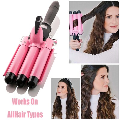Hair Curling Iron 3 Barrel Wand electric hair curler 卷发器
