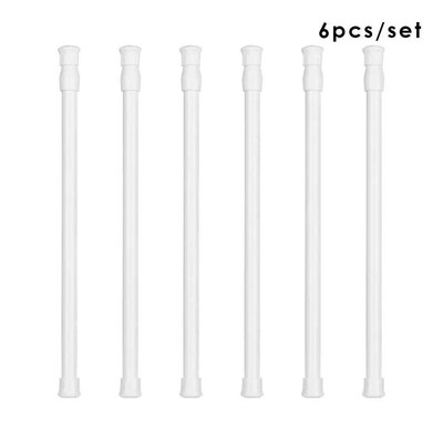 3PC Multi Purpose Net Voile Tension Curtain Rail Pole Net Ro
