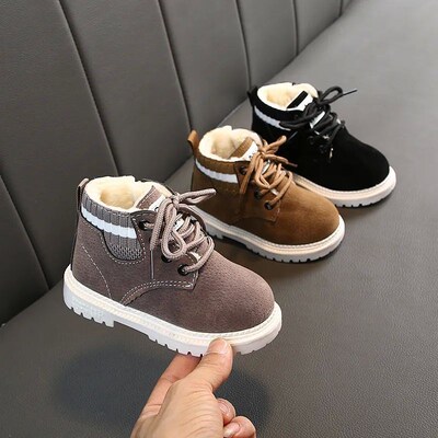 Children Casual Shoes Autumn Winter Snow Boots Boys Shoes Fa