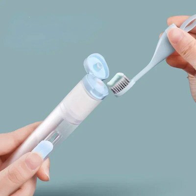 1PC Portable Folding Toothbrush Travel Toothbrush Set Creati