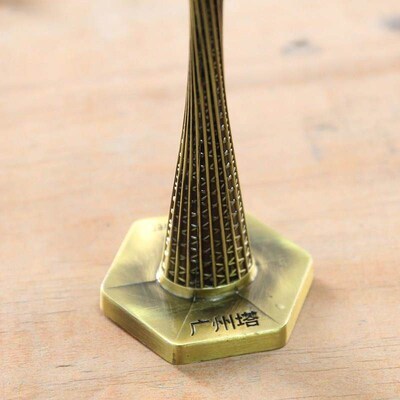 18cm China Canton Tower Figurine Model Guangzhou Tower Deco