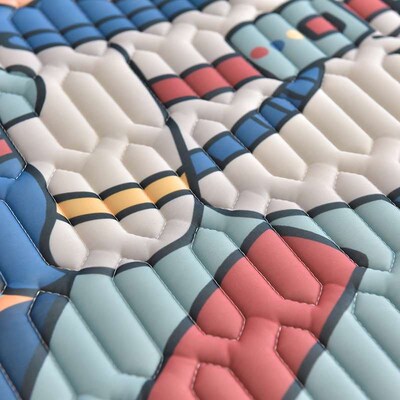 New 0.5 Large Edition Cartoon Natural Latex Latex Mat Three-