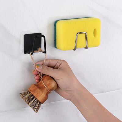 Kitchen Sponges Holder Self Adhesive Sink Sponges Drain Dryi