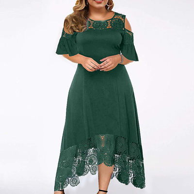 xl xl Plus Large Big Size Long Dresses Women Summer Short