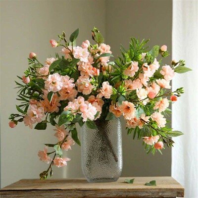 Artificial Flower Long Branch Silk Flower Bouquet For