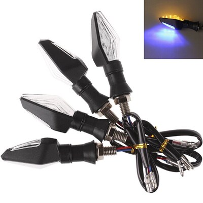 1/2/4Pcs 12LED Universal Motorcycle LED Turn Signal Indicato