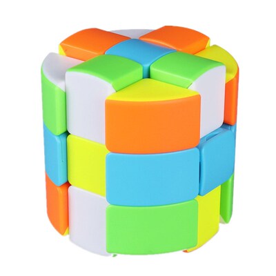 Qiyi Barrel Cube 3x3x3 Stickerless Strange-Shape Magic Cube