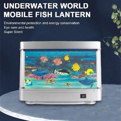 LED Dynamic Fake Fish Tank Light Tropical Fish Sensory
