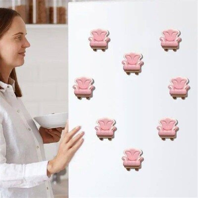 Whiteboard Magnet 3D Resin Sofa Fridge Sticker Creative