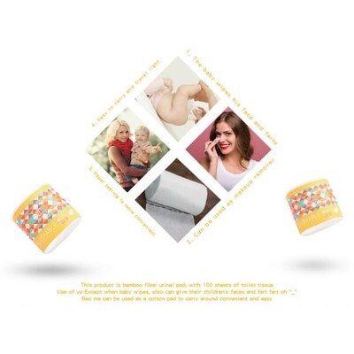 Happyflute  Biodegradable & Flushable diaper liners disp