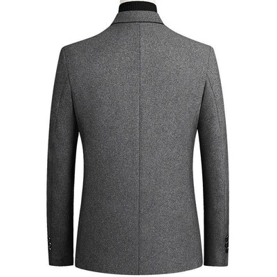 2024 Autumn And Winter New Mens Coat Woolen Small Suit Busi