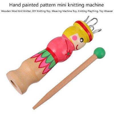 Kids Knitter Loom Maker Pull The Needle DIY Craft Knitting