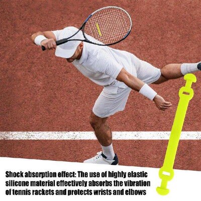 Tennis Racket Dampener Long Buckle Type Silicone Racket