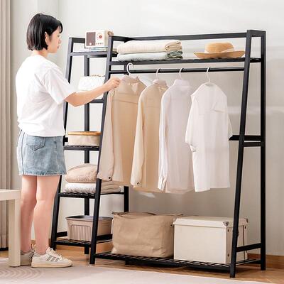 落地落衣架地衣帽架挂衣架挂衣服架立子65178落地架杆式室式家卧